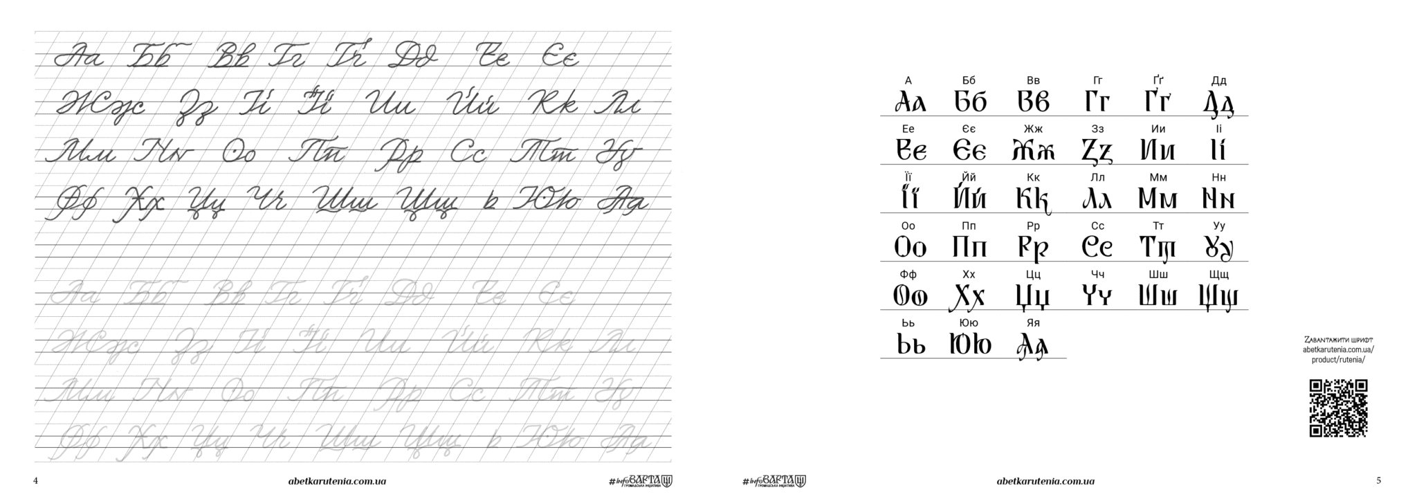 Українські прописи для всієї родини - Рутенія. Графіка української мови